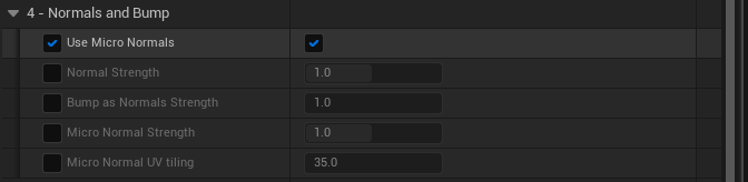 Enabling Micro normals